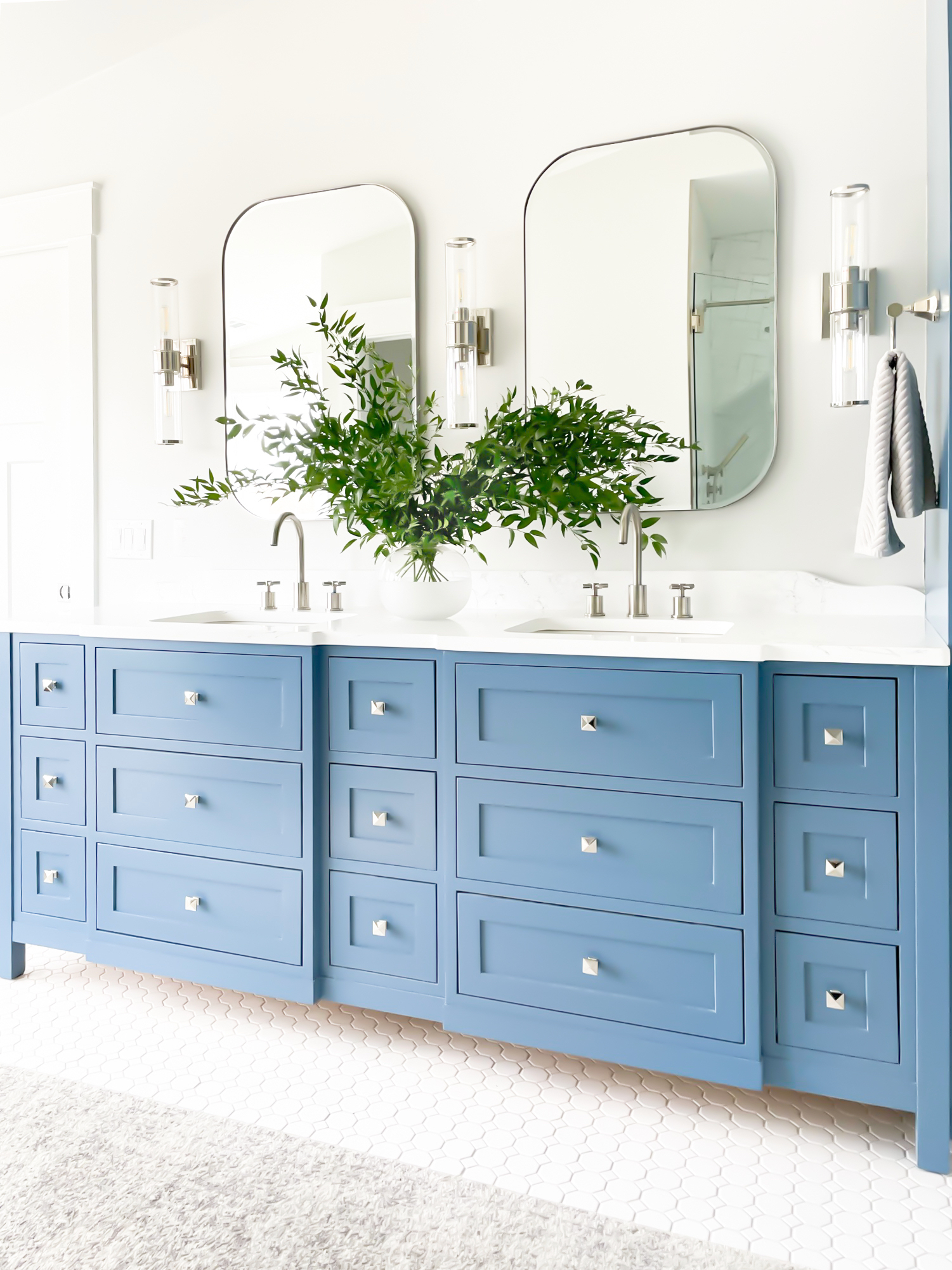 Historic Edgefield Project | Primary Bathroom | design by Christina Perry