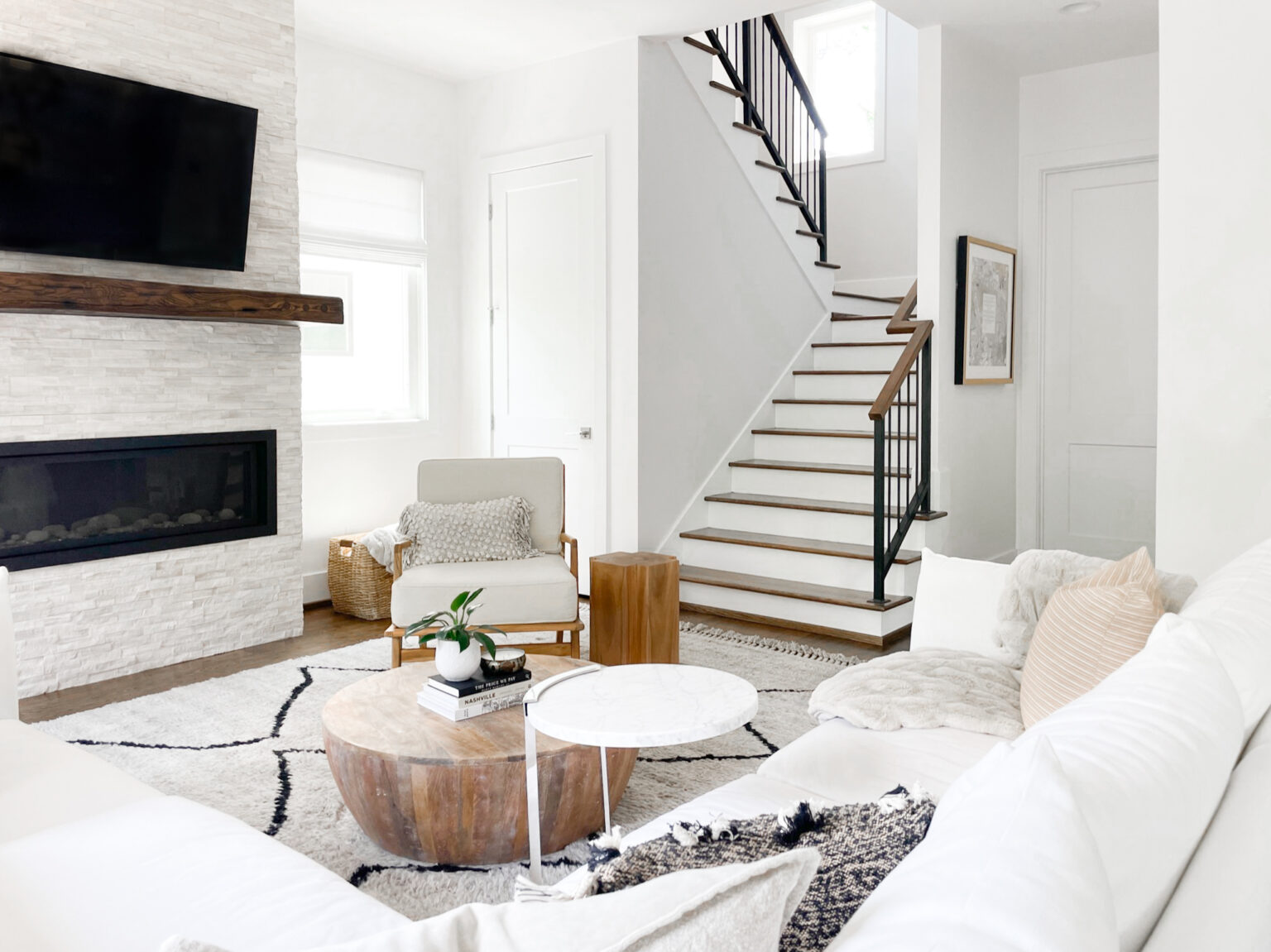 White Bridge | Living, Kitchen, Dining | design by Christina Perry